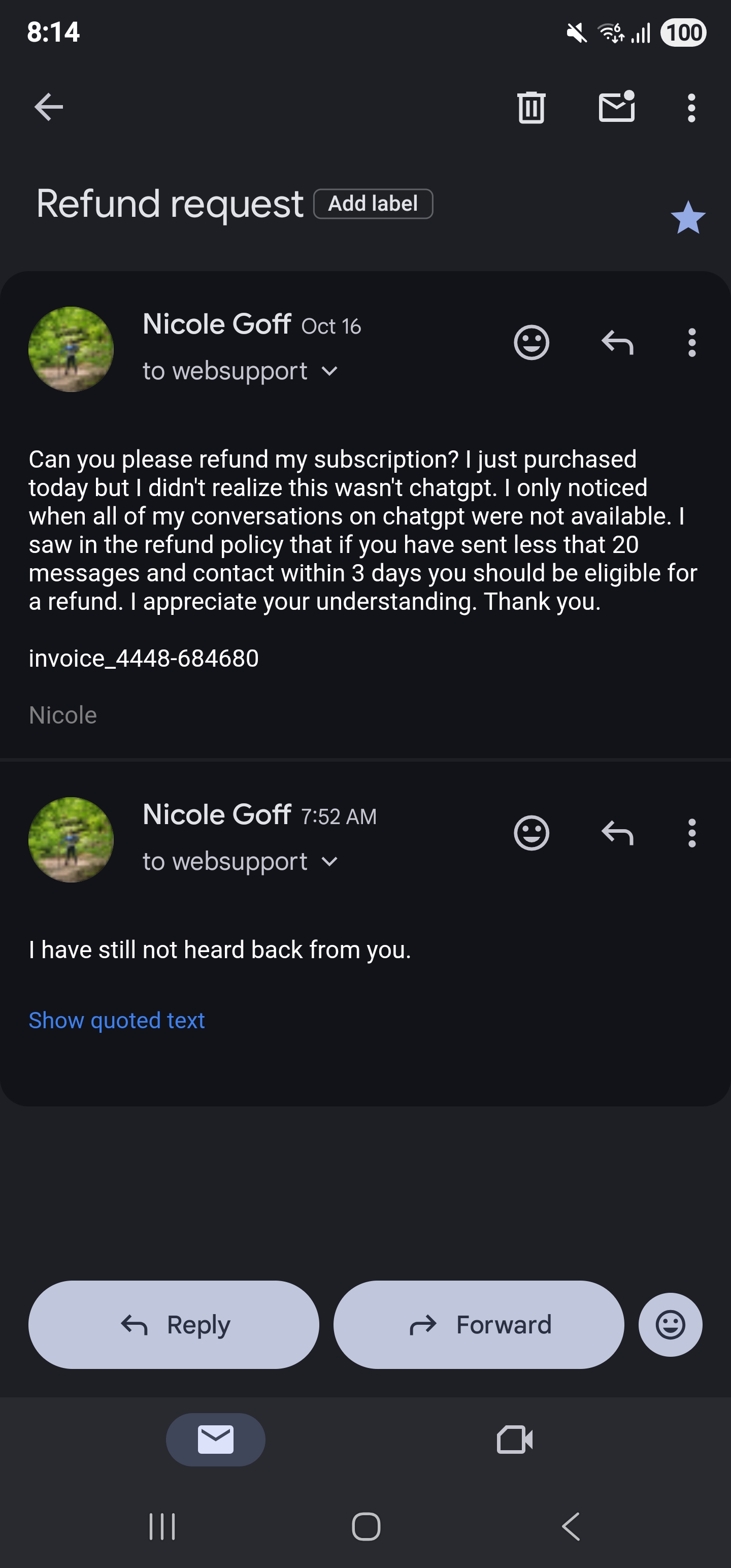 Chatbot.app Paddle.com Paddle.net Refuse refund and cancel your ...